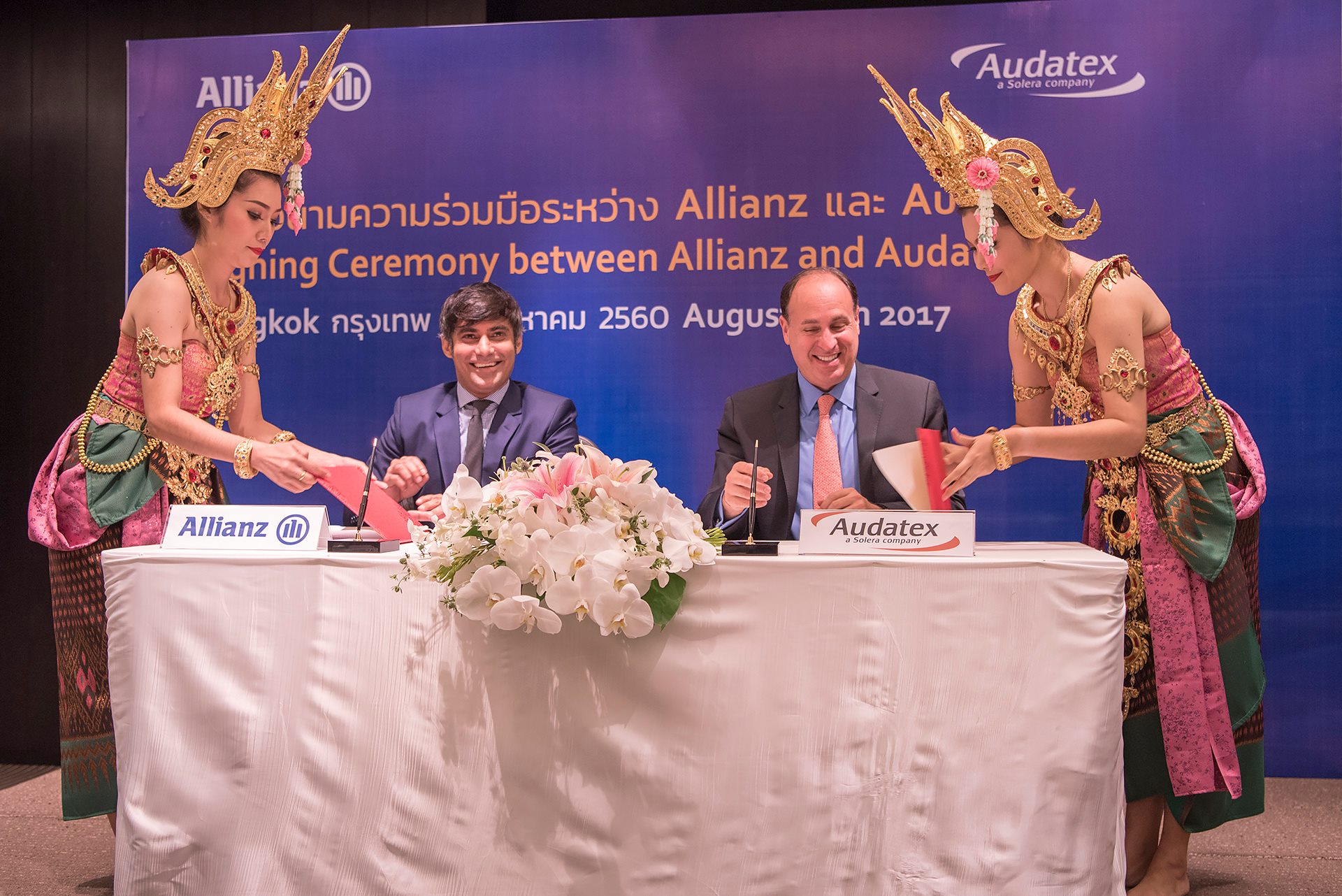Allianz and Audatex Signing Ceremony and media interview – Image Media